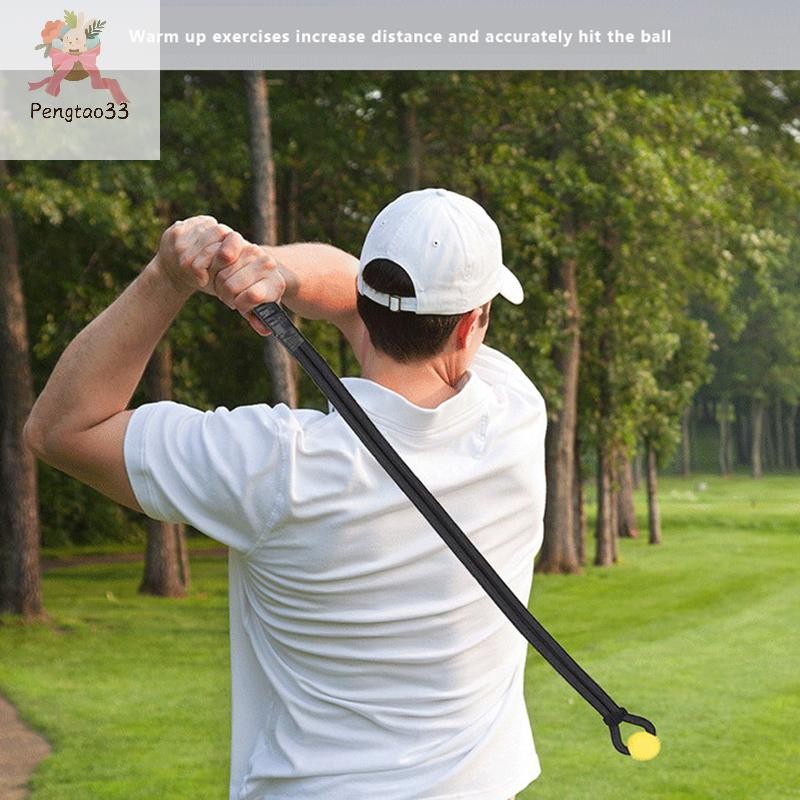 [ใหม่] Golf Swing Rope Training Aid อุปกรณ์ฟิตเนสเทรนเนอร์ลูกบอล Eva ...