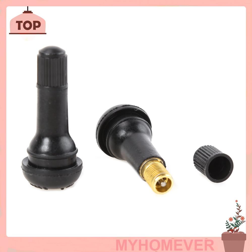 100 ชิ้น TR-413 Snap In สั้นสีดํายางวาล์ว Stems TR413 วาล์วแบบไม่มียาง [myhomever.th] | Shopee ...