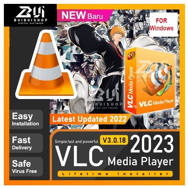 VLC media player 2023 l V3.0.18 l Latest 2022 l Windows | Shopee Thailand