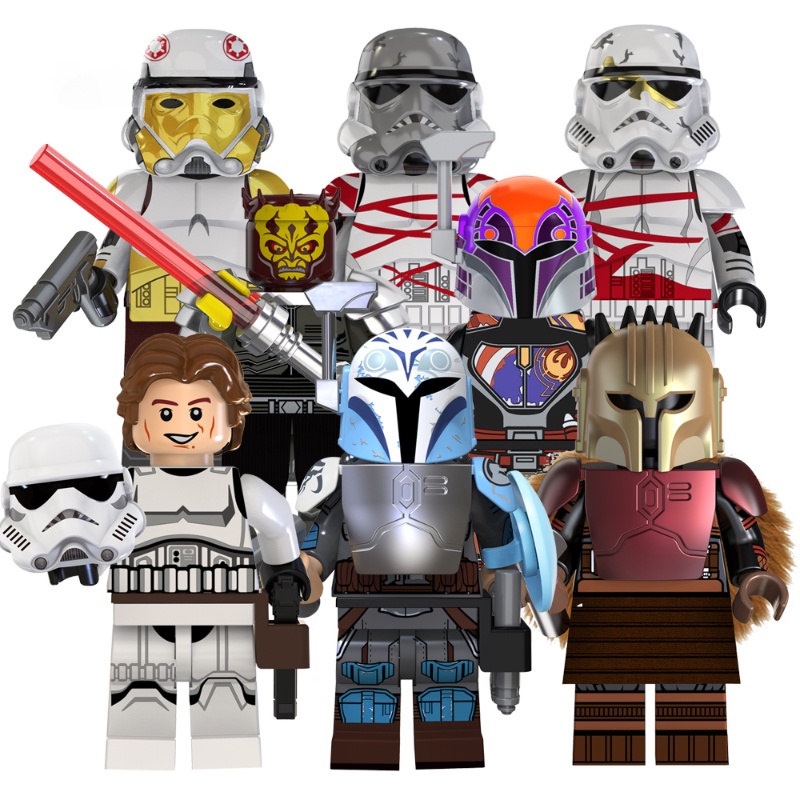 ฟิกเกอร์ตัวต่อ Mandalorian Han Solo Sabine Wren Guard Thrawn Space ...