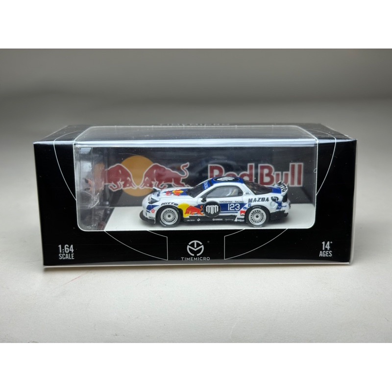 🔺Mazda RX7 Red bull +Figure Scale 1:64 ยี่ห้อ Timemicro | Shopee Thailand
