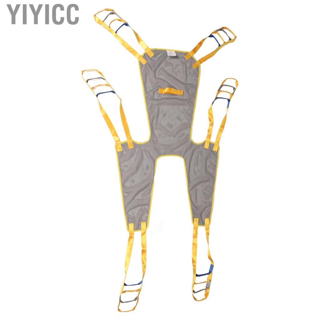 Yiyicc Patient Aid Lift Sling Mesh Full Body Divided Legs Head Strong ...