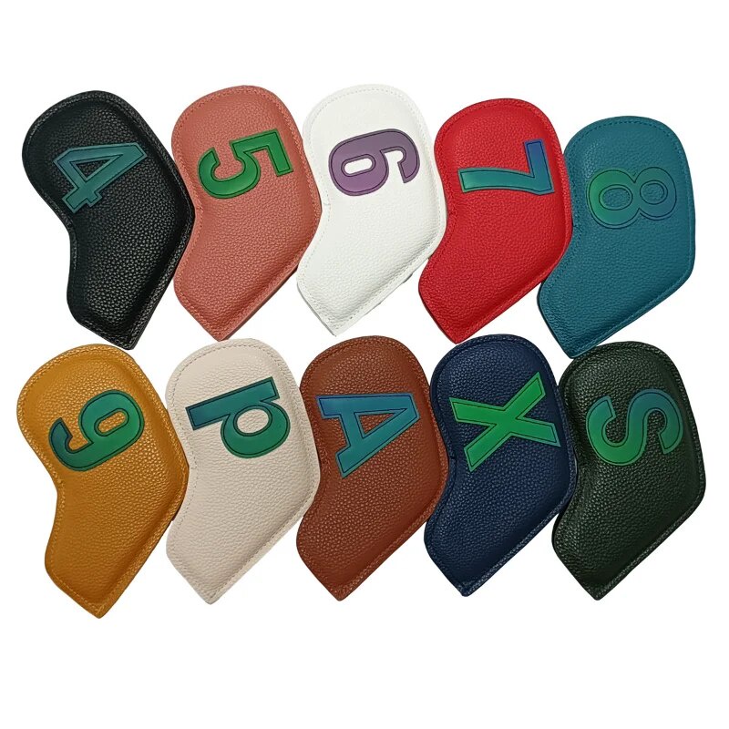 Golf Iron Head Covers Oil Edge Factory Price Golf Club HeadCovers Wedge ...
