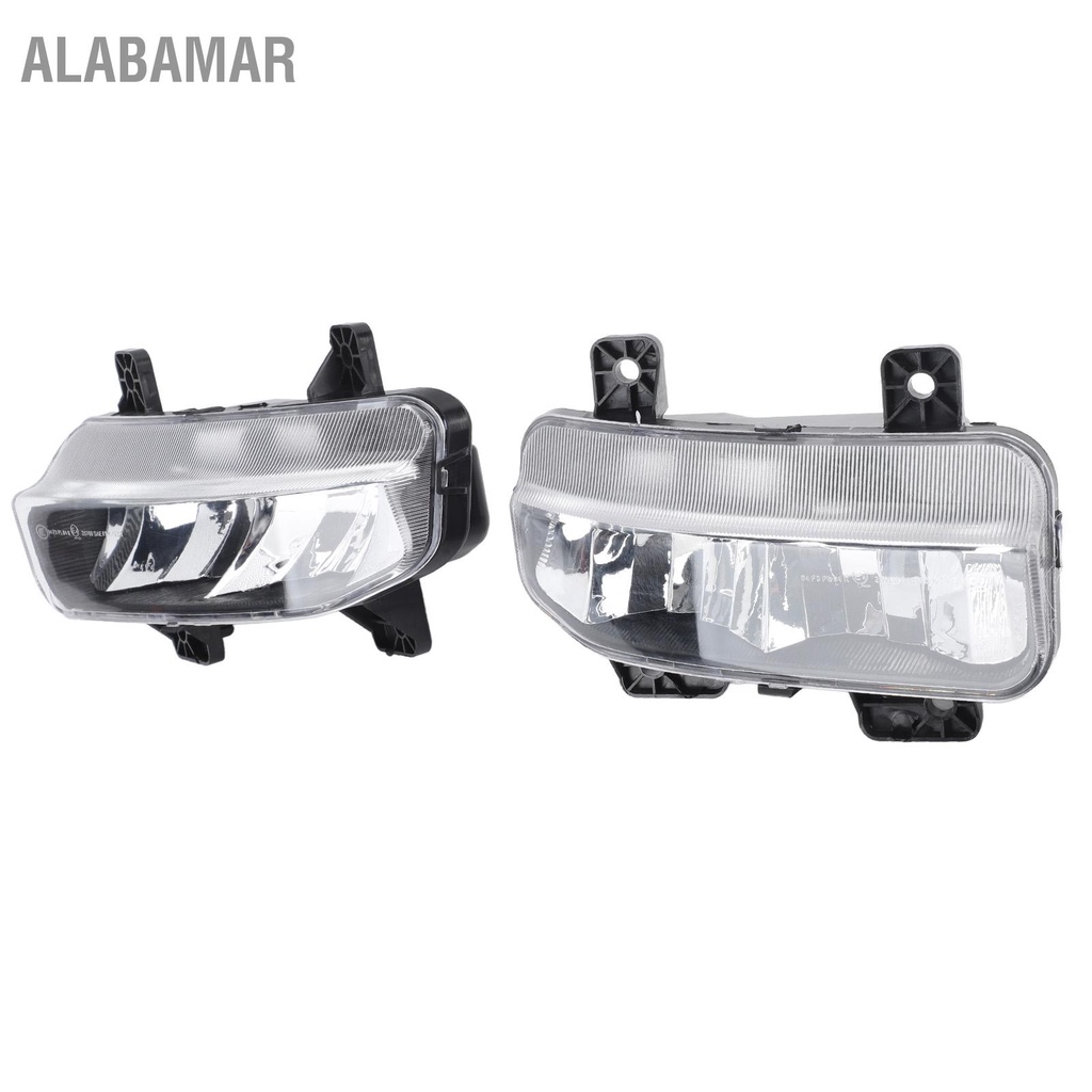 ALABAMAR คู่กันชนด้านหน้ากันชน LED หมอกซ้ายขวาโปร่งใสเลนส์ Enhanced ...