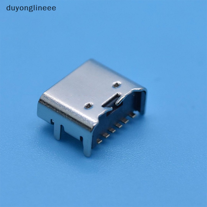 (duyonglineee) ซ็อกเก็ตเชื่อมต่อ Type C 6 Pin SMT USB 3.1 Type-C ตัวเมีย 10 ชิ้น ต่อล็อต ...