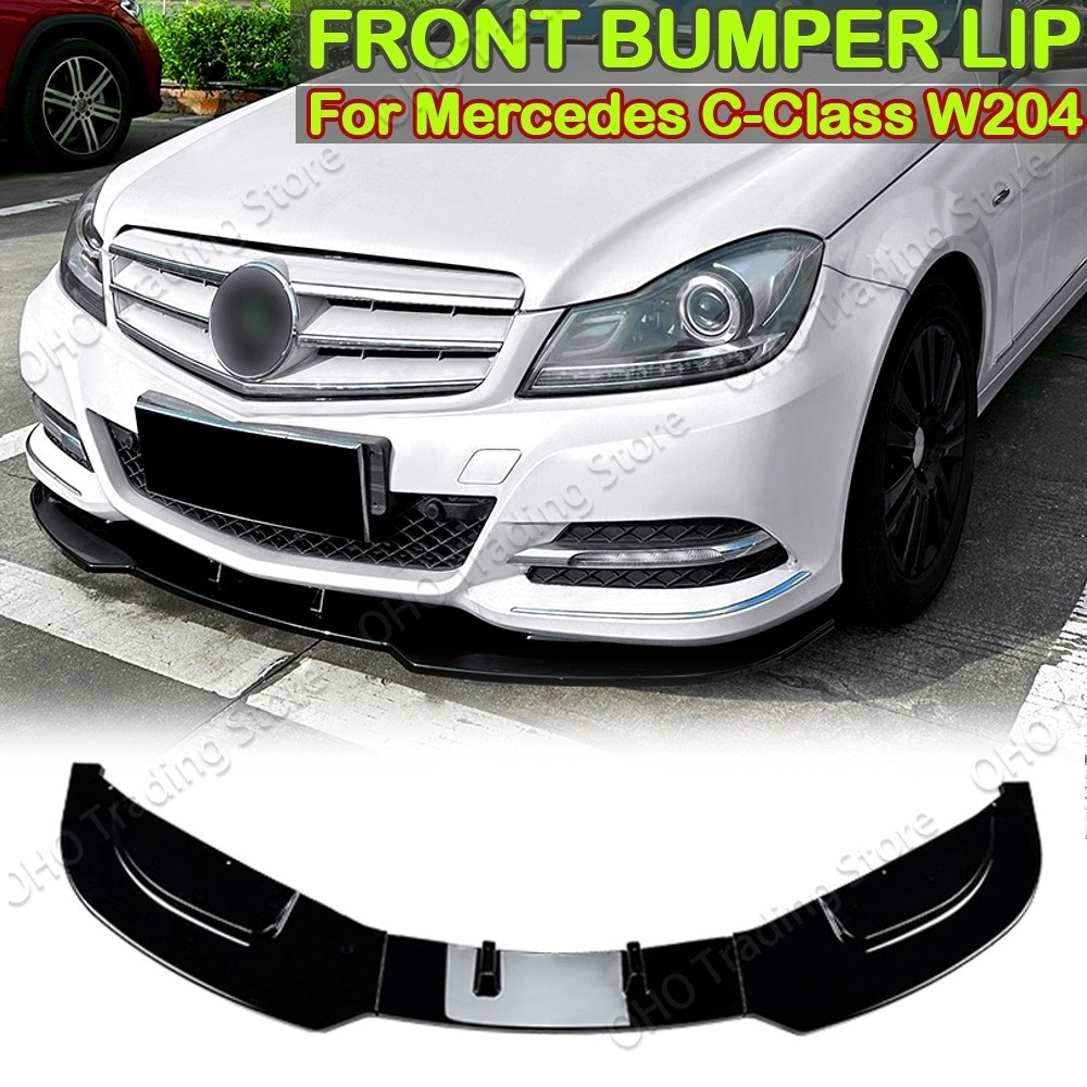 สปอยเลอร์กันชนหน้ารถยนต์ สําหรับ Mercedes Benz C class W204 S204 C204 C200 C250 C300 C350 ...