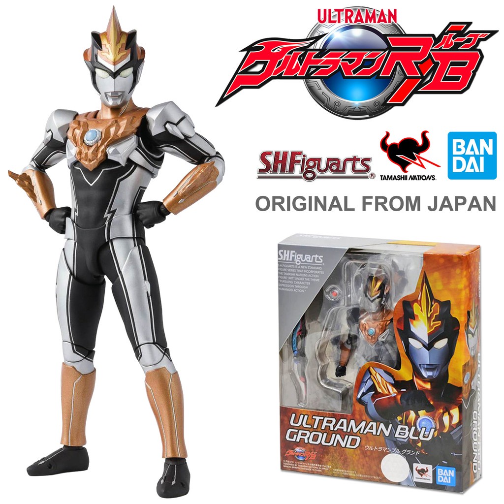 Model Figma งานแท้ Original ฟิกม่า Ultraman Blu Ground R/B ยอดมนุษย์ ...