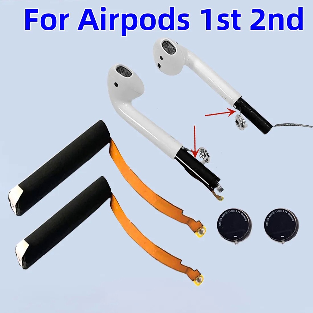แบตเตอรี่ แบบเปลี่ยน สําหรับ Airpods 1st 2nd 3nd A1604 A1523 A1722 ...