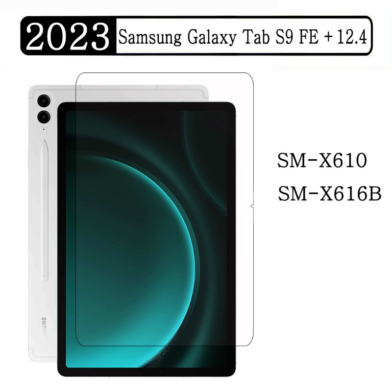 ฟิล์มกระจกนิรภัยกันรอยหน้าจอแท็บเล็ต สําหรับ Samsung Galaxy Tab S9 FE Plus 12.4 5G 2023 SM-X610 ...