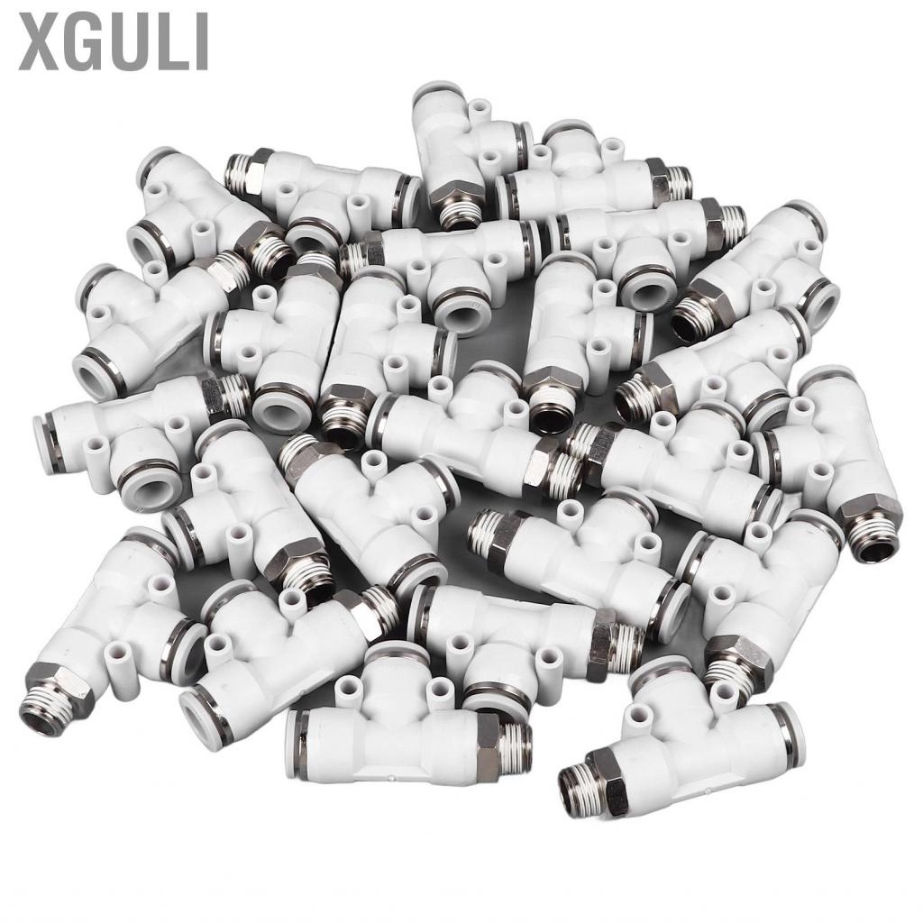 Xguli 25PCS Air Hose T Connector Adjustable Quick Insert Release 3 Way ...