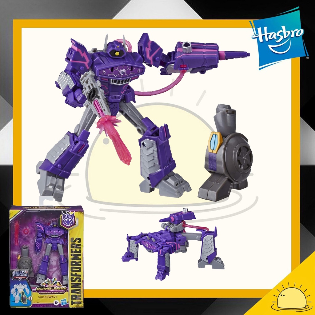 Transformers Cyberverse Deluxe Class Shockwave: Shock Blast Attack 5 ...
