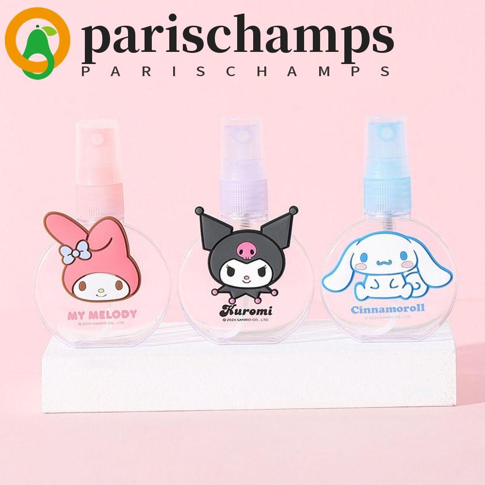 Parischamps ขวดเปล่ารีฟิล 4 ชิ้น, ขวดแยกโลชั่น Cinnamoroll Kuromi ความ ...