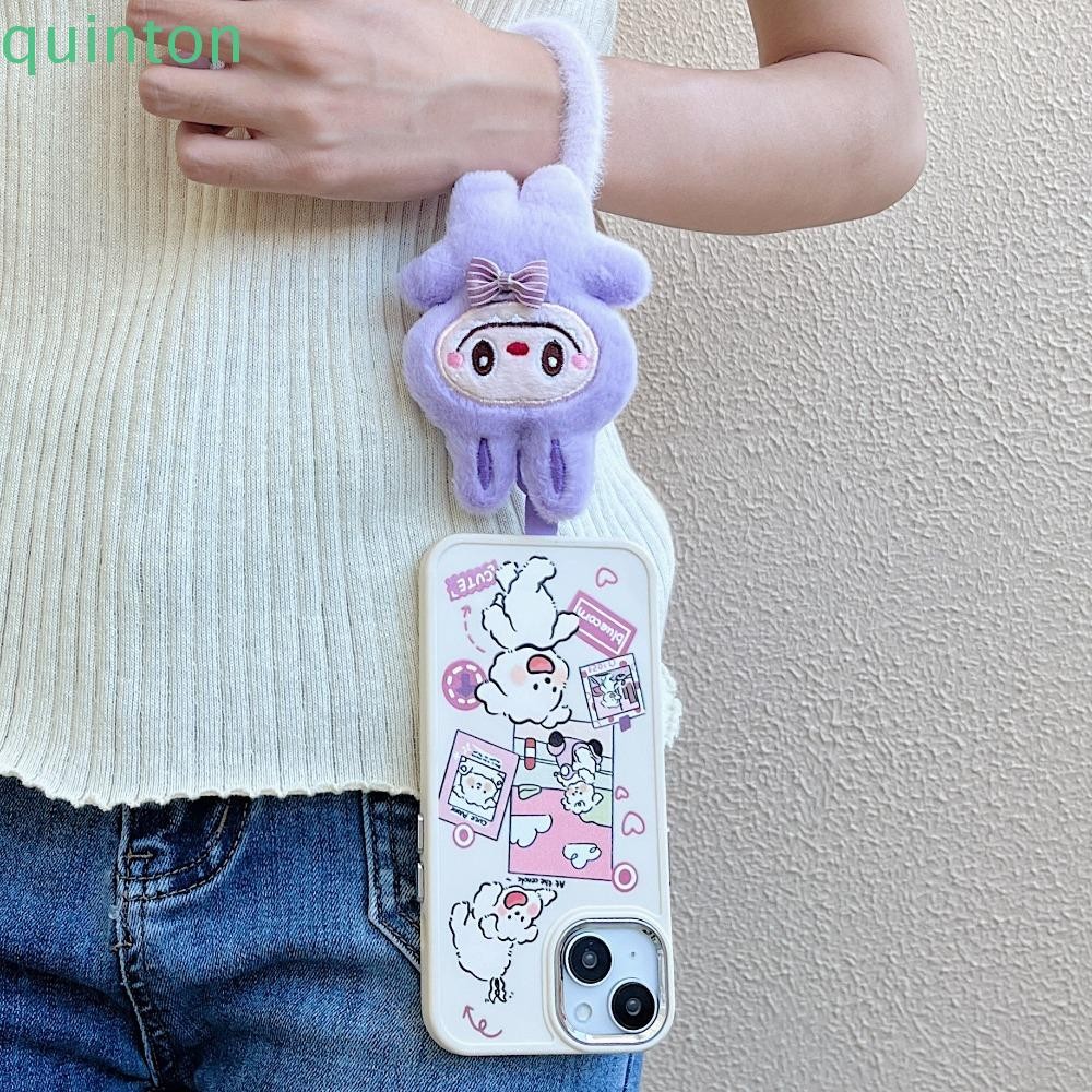 Quinton Plush Labubu จี้, Heart Plush Ball Flocking Crybaby Key แหวน ...