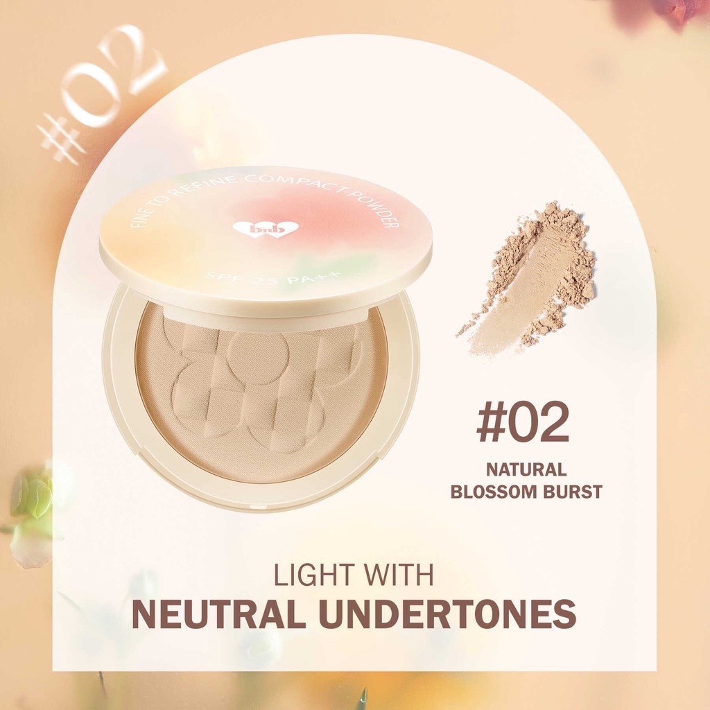 Bnb Barenbliss Fine to Refine Compact Powder SPF 25 PA+++ 6g. แป้งอัด ...