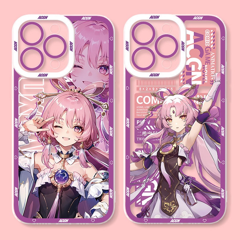 เคสโทรศัพท์มือถือนิ่ม แบบใส พิมพ์ลายอนิเมะ honkai star rail น่ารัก ...