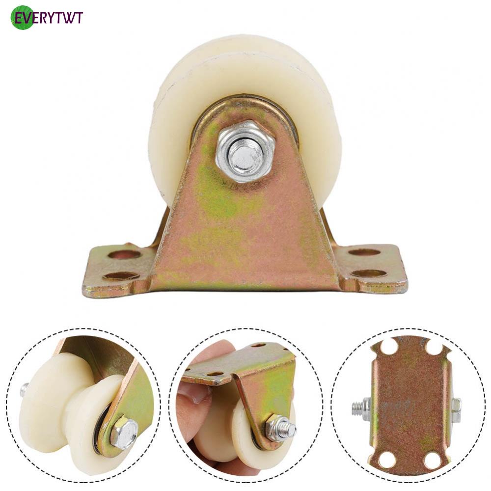 ⭐NEW ⭐Grooved Roller Track Pulley V Nylon With Stand 1 Pcs Grooved ...