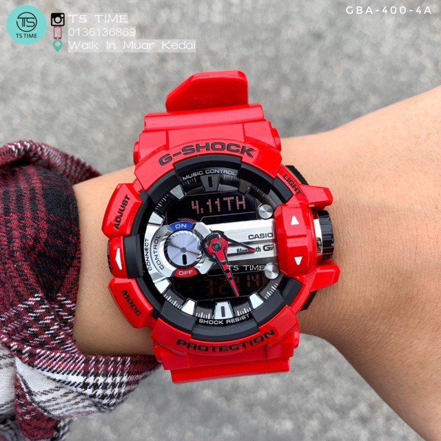 Casio_g_shock_ นาฬิกาข้อมือบลูทูธ _G’Mix_Watches_Gba-400-4A | Shopee ...