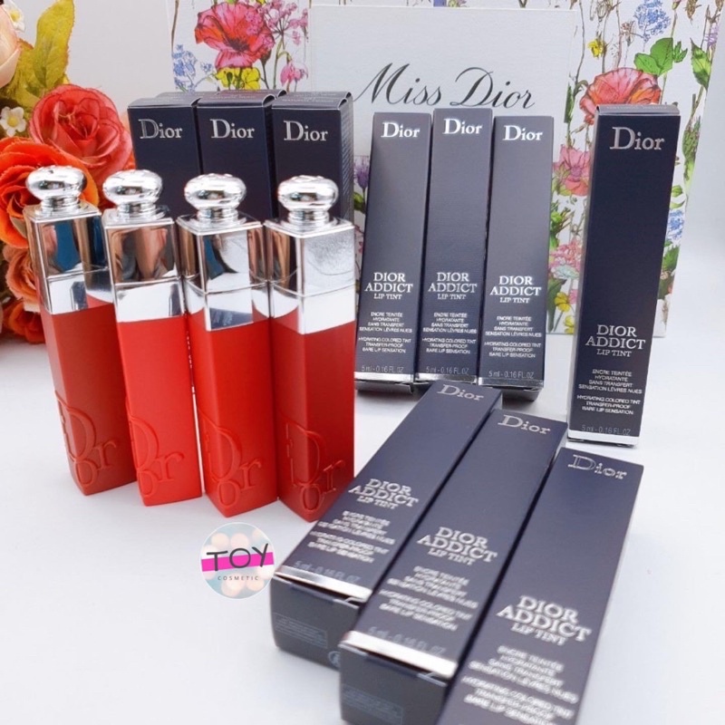 Dior Addict Lip Tint No-transfer lip tint ป้ายไทยมีกล่อง(ไม่มีถุง) | Shopee Thailand