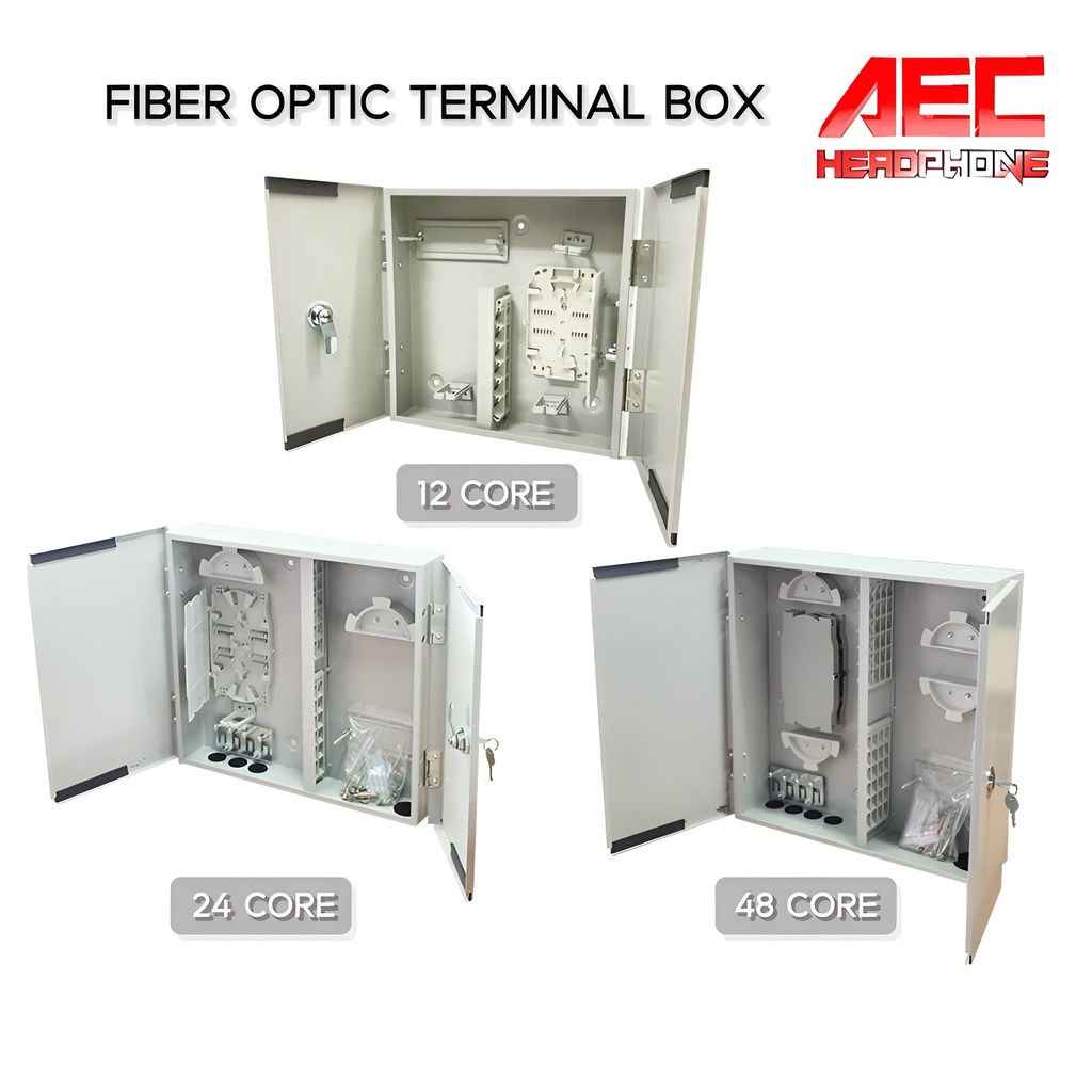 กล่องพักสาย Fiber Optic (FTTH Terminal Box) ใช้ภายใน Fiber Distribution ...