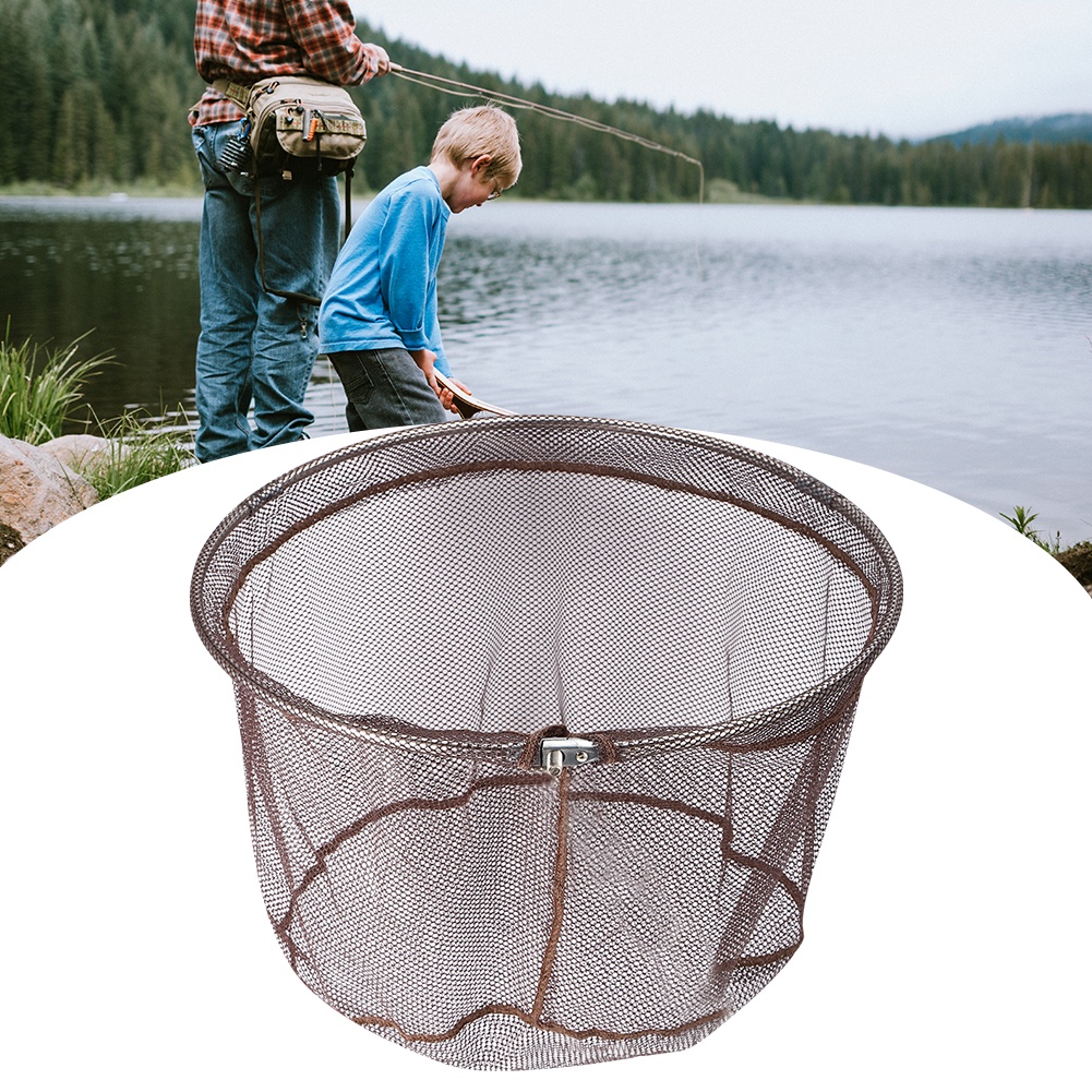 SN4 ตกปลากลางแจ้ง Quick Dry Landing Net Head แบบพกพา Dip Fishing Gear ...