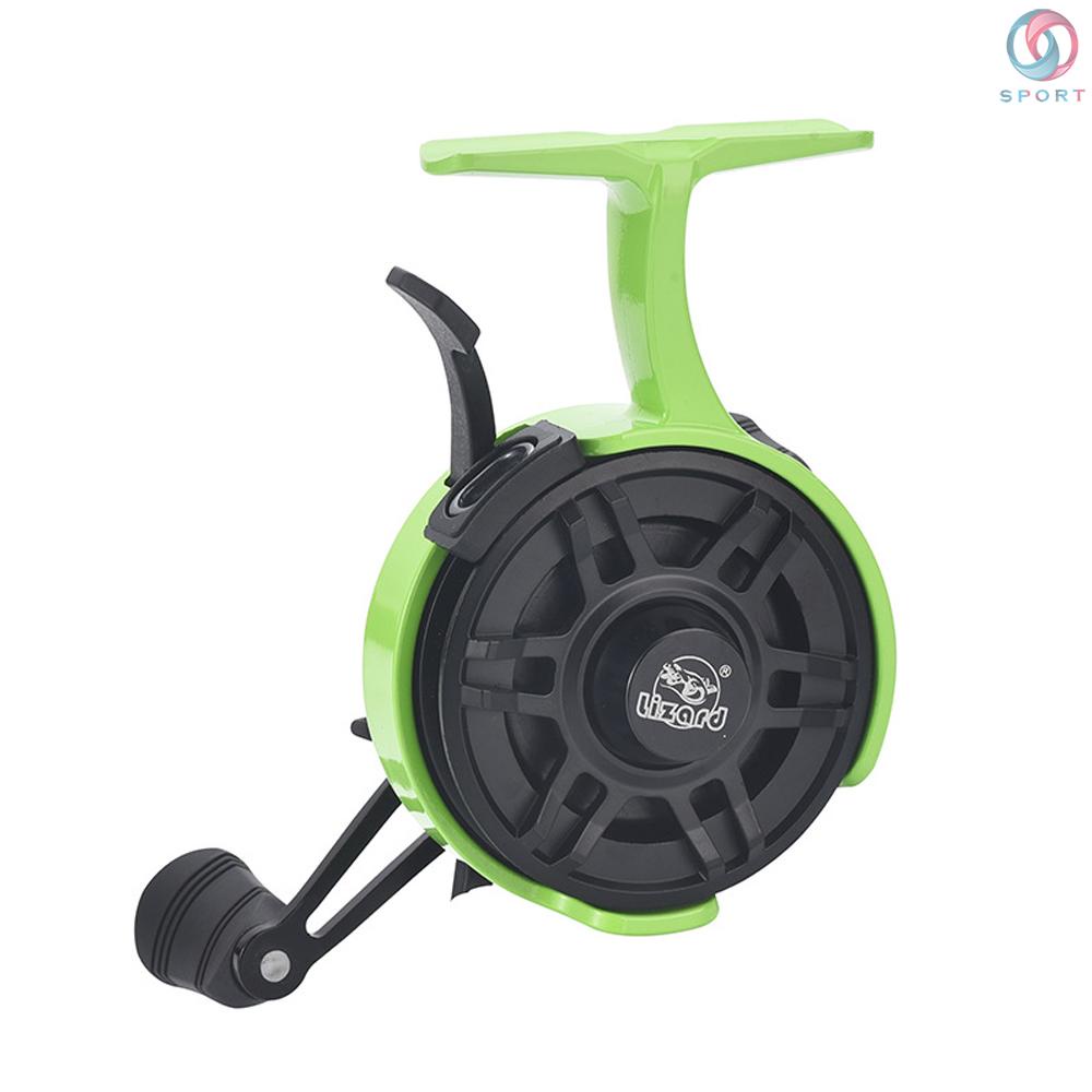 Lizard Ice Fishing Reel Raft Fishing Wheel with Front Fishing Wheel ...