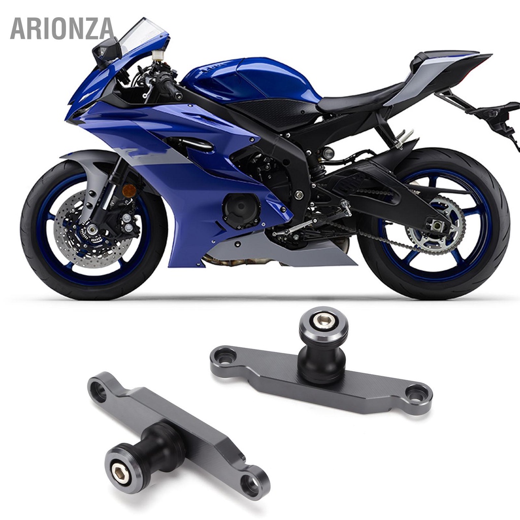 ARIONZA รถจักรยานยนต์ Swingarm Sliders Spools Paddock ขาตั้ง Bobbins ...