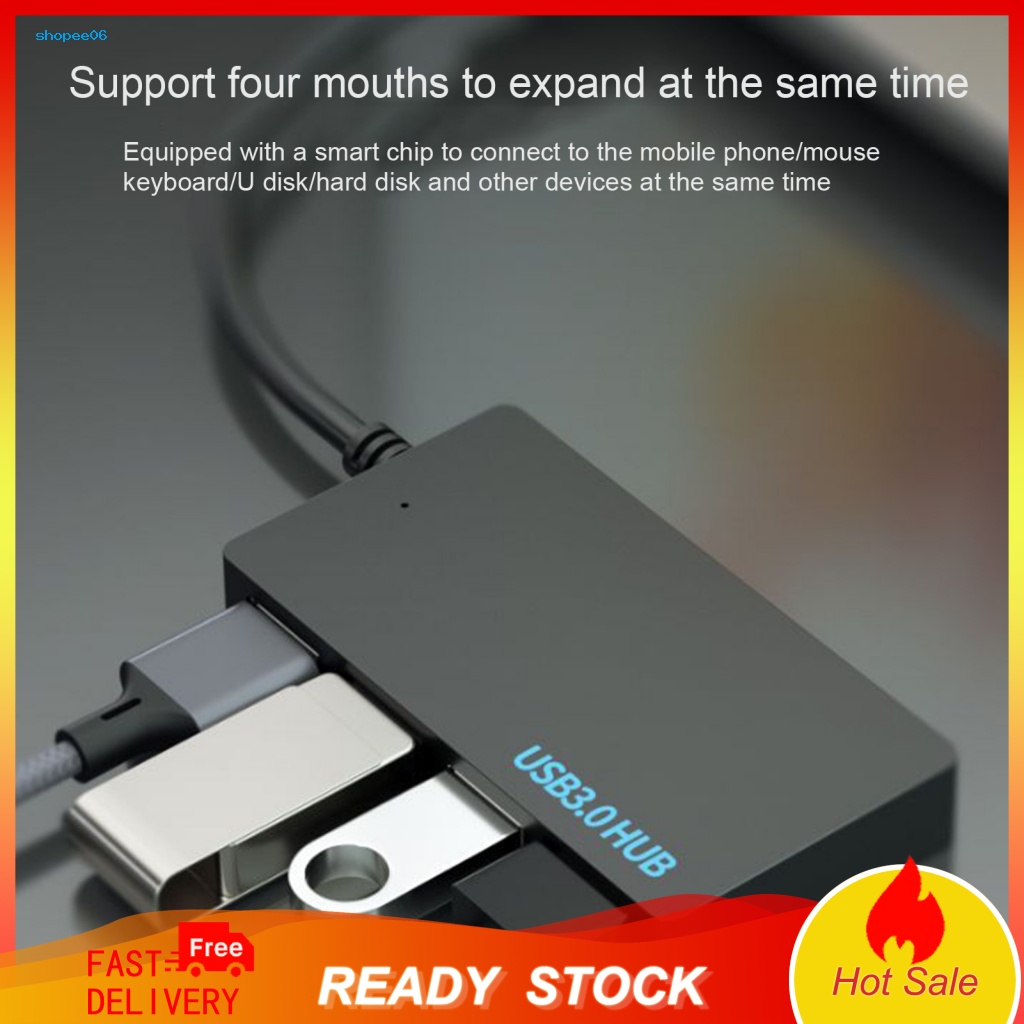 Setn 4-in-1 ฮับ USB 30 5GBPS ความเร็วสูง อุปกรณ์เสริม สําหรับแล็ปท็อป คอมพิวเตอร์ | Shopee Thailand