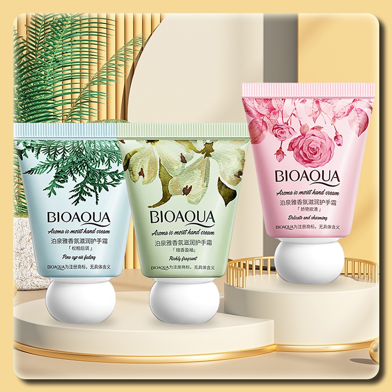 BIOAOUA ครีมทามือ สูตรยอดนิยม 30 กรัม เพิ่มความชุ่มชื้น ผิวมือเนียนนุ่ม ...