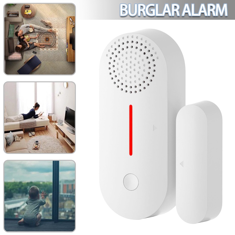 Smart WiFi Door window Sensor Door Open / Closed Detectors Home ...