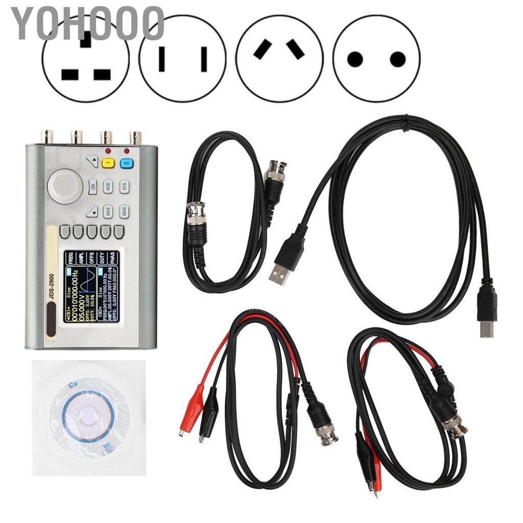 Yohooo JDS2900-30M Function Arbitrary Waveform Generator DDS 2CH Pulse ...
