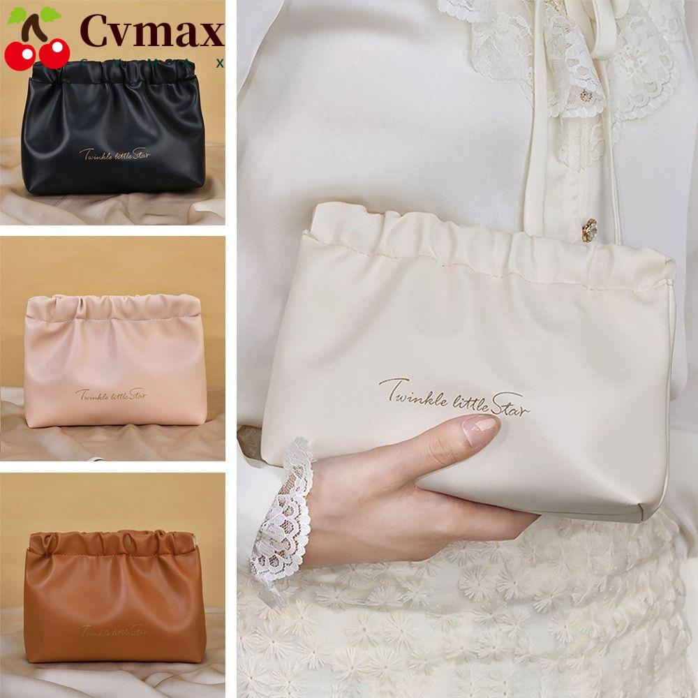 Cvmax กระเป๋าใส่เหรียญ หนัง PU ขนาดใหญ่ จุของได้เยอะ สีพื้น | Shopee Thailand