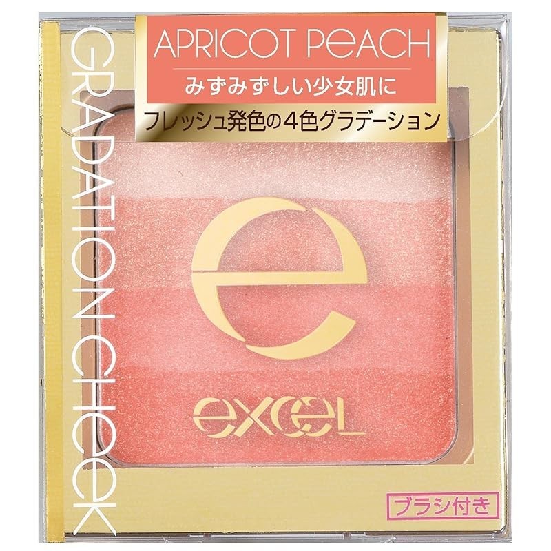 【Direct from Japan】excel EXCEL Gradation Blush N GC02 Apricot Peach ...