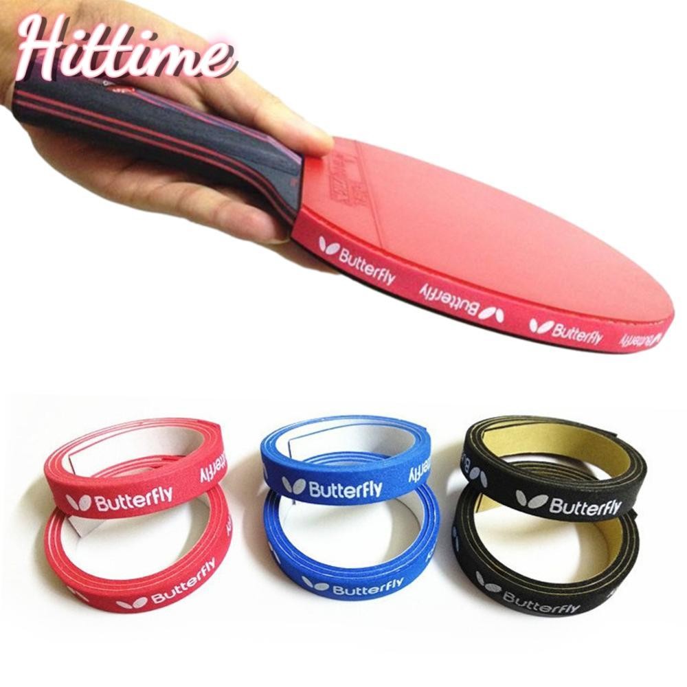 Hittime 1 PC หนาปิงปองค้างคาวขอบแถบป้องกันกาว Backing ตารางไม้เทนนิสขอบด้านล่างฟองน้ํา Anti ...