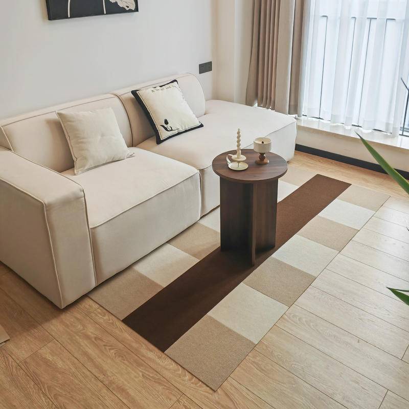 Nehem - พรมปูพื้นกระเบื้อง มีกาวในตัว ขนาด 28x28x0.5 ซม. สําหรับบ้าน ...