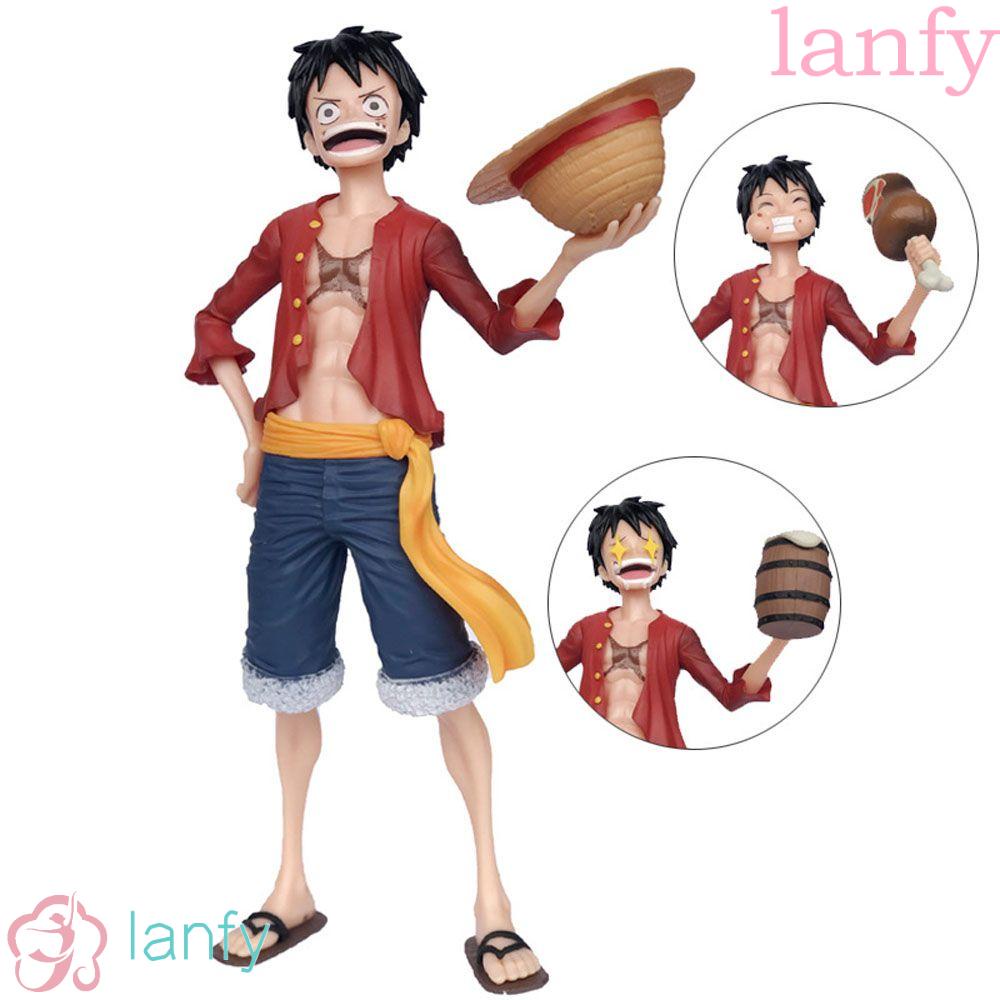 Lanfy ตุ๊กตาฟิกเกอร์ รูปการ์ตูนอนิเมะ Luffy Monkey D Luffy Chicken Legs ...