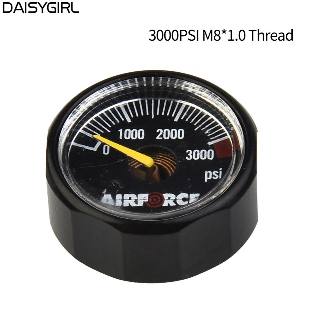 【DAISYG】Pressure Gauge 3000 Psi M8*1.0 Thread Micro Gauges Mini Meter ...