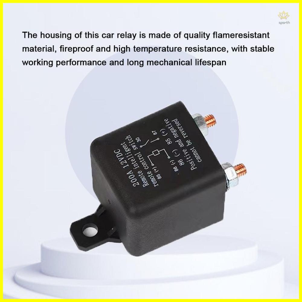 Efficient Battery Isolator - 12V Car Relay 200A Remote Dual Wireless ...