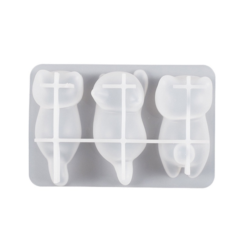 Be> พวงกุญแจซิลิโคนรูปแมวขนาดเล็ก Moulds วัสดุซิลิโคน DIY เครื่องมือทํามือ | Shopee Thailand