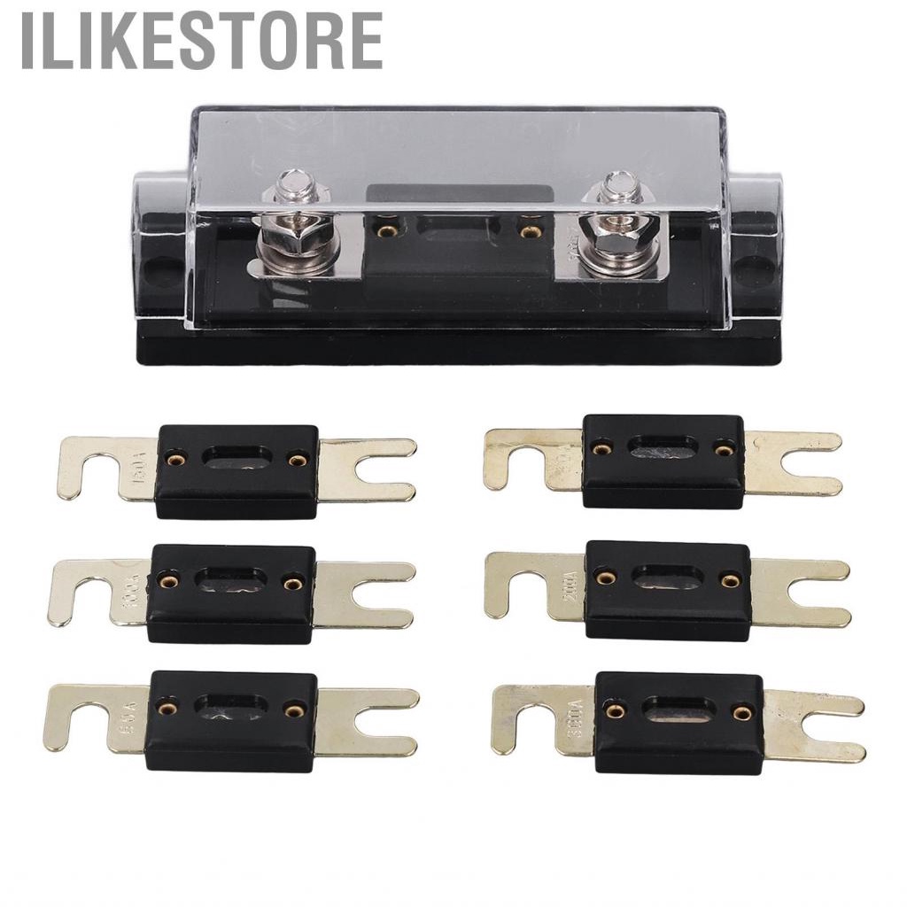 Ilikestore Inline Fuse Holder 250A 48V Block Gold Plated | Shopee Thailand