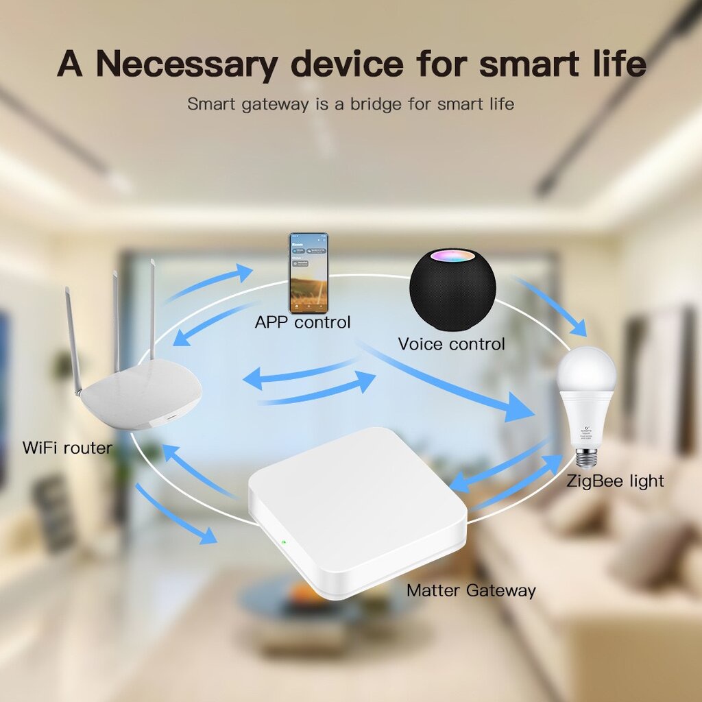 Tuya เกตเวย์ Zigbee Matter Gateway (M1, M6, THP10-Z-X) สำหรับเชื่อมอุปกรณ์ Tuya Zigbee ให้รองรับ ...