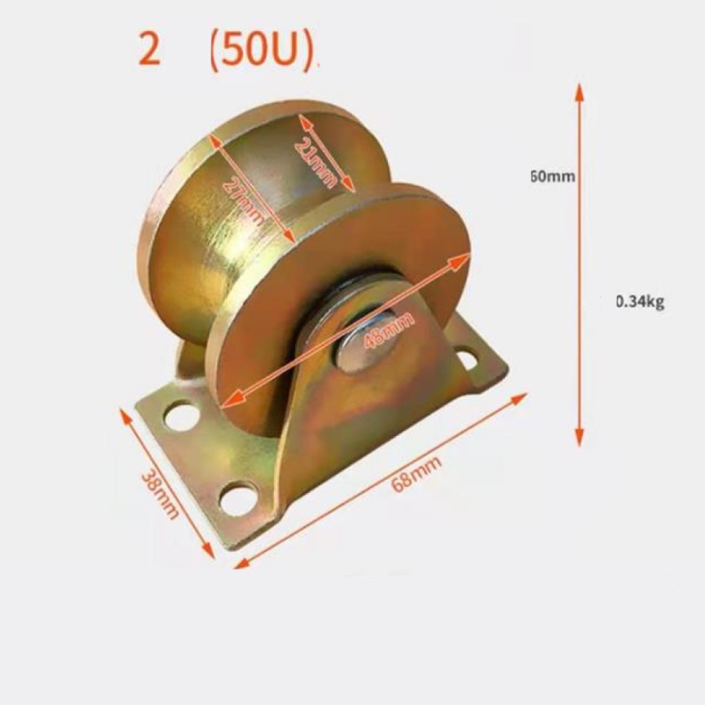 【DAISYG】High Quality Channel Wheel Rigid Casters Rigid Wheel Sliding ...