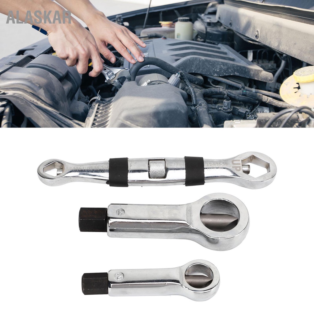 ALASKAR Nut Splitter ชุด Heavy Duty Steel Breaker Cracker หักเสียหายสก ...