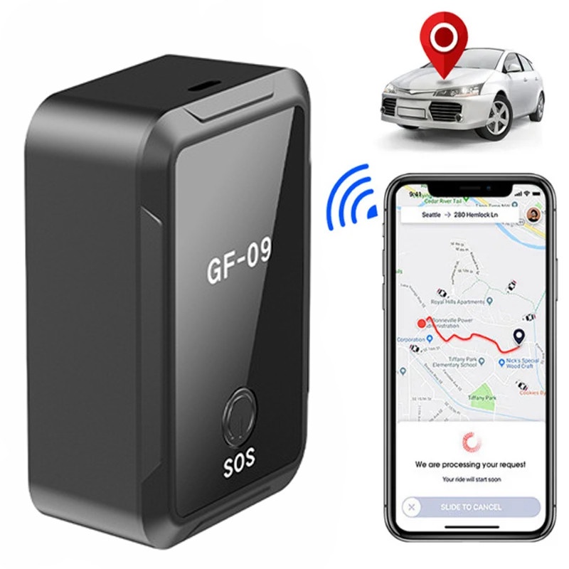 เครื่องติดตาม GPS GF-09 แบบเรียลไทม์ ป้องกันการโจรกรรม ป้องกันการสูญหาย ...