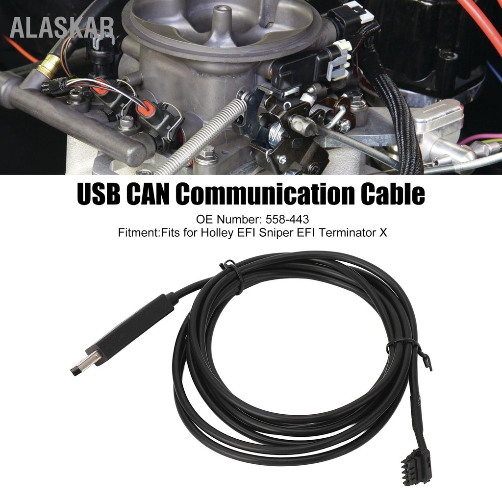 ALASKAR สาย USB สามารถ 558-443 Dongle การสื่อสารสำหรับ Holley EFI ...