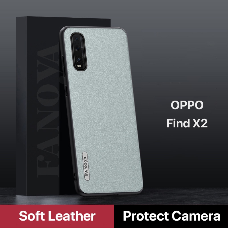 หนังนุ่ม เคส OPPO Find X2Pro X2 Case สัมผัสที่สบาย ป้องกันลายนิ้วมือ ...