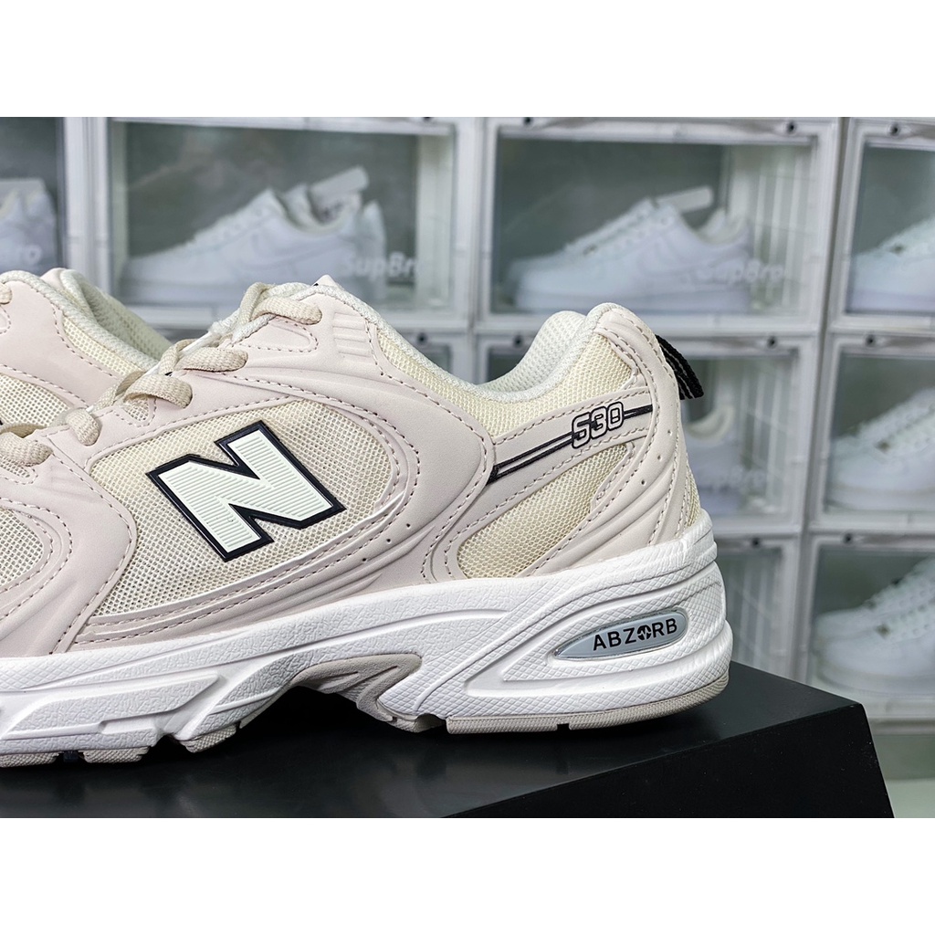 New Balance NB 530 Ivory Retro Casual Sport Running ผ้าใบ Unisex สำหรับ ...