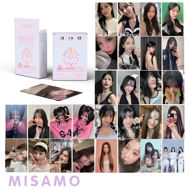 พร้อมส่ง โปสการ์ดโฮโลแกรมเลเซอร์ MISAMO TWICE Nayeon Jeongyeon Momo Sana Jihyo Mina Dahyun ...