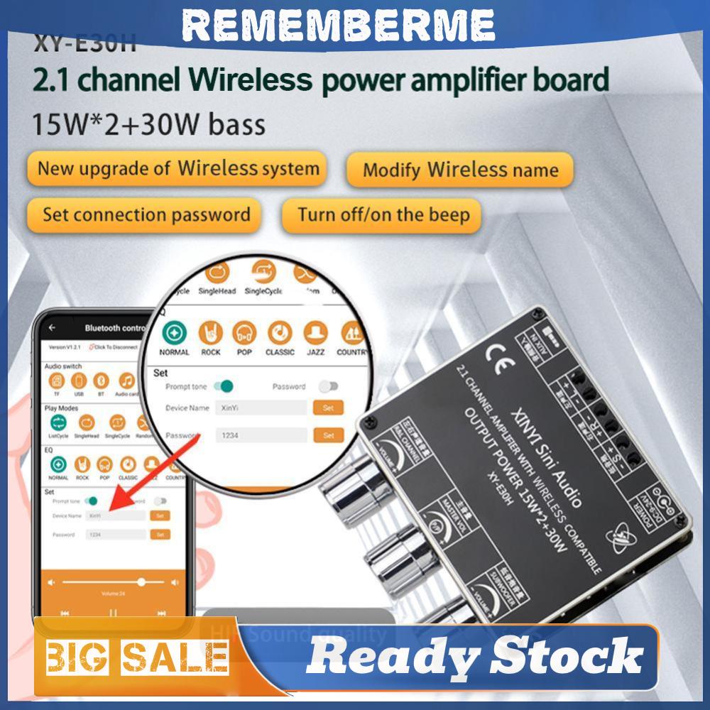 [REM] บอร์ดขยายเสียง XY-E30H บลูทูธ 2.1 ช่องทาง AUX | Shopee Thailand