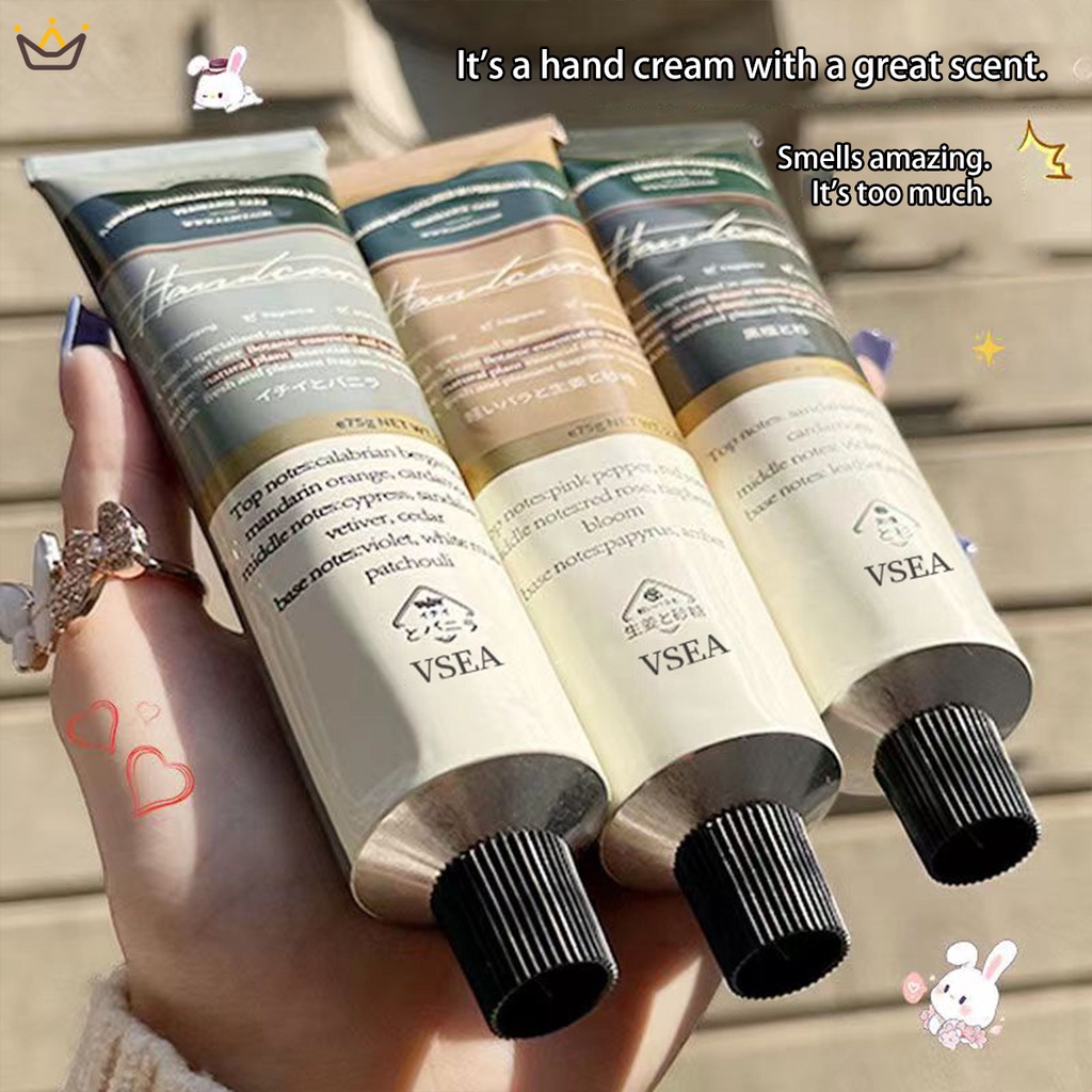 Vsea แฮนด์ครีมน้ําหอม หลอดอลูมิเนียม คุณภาพสูง ฟื้นฟูผิว YUE | Shopee ...