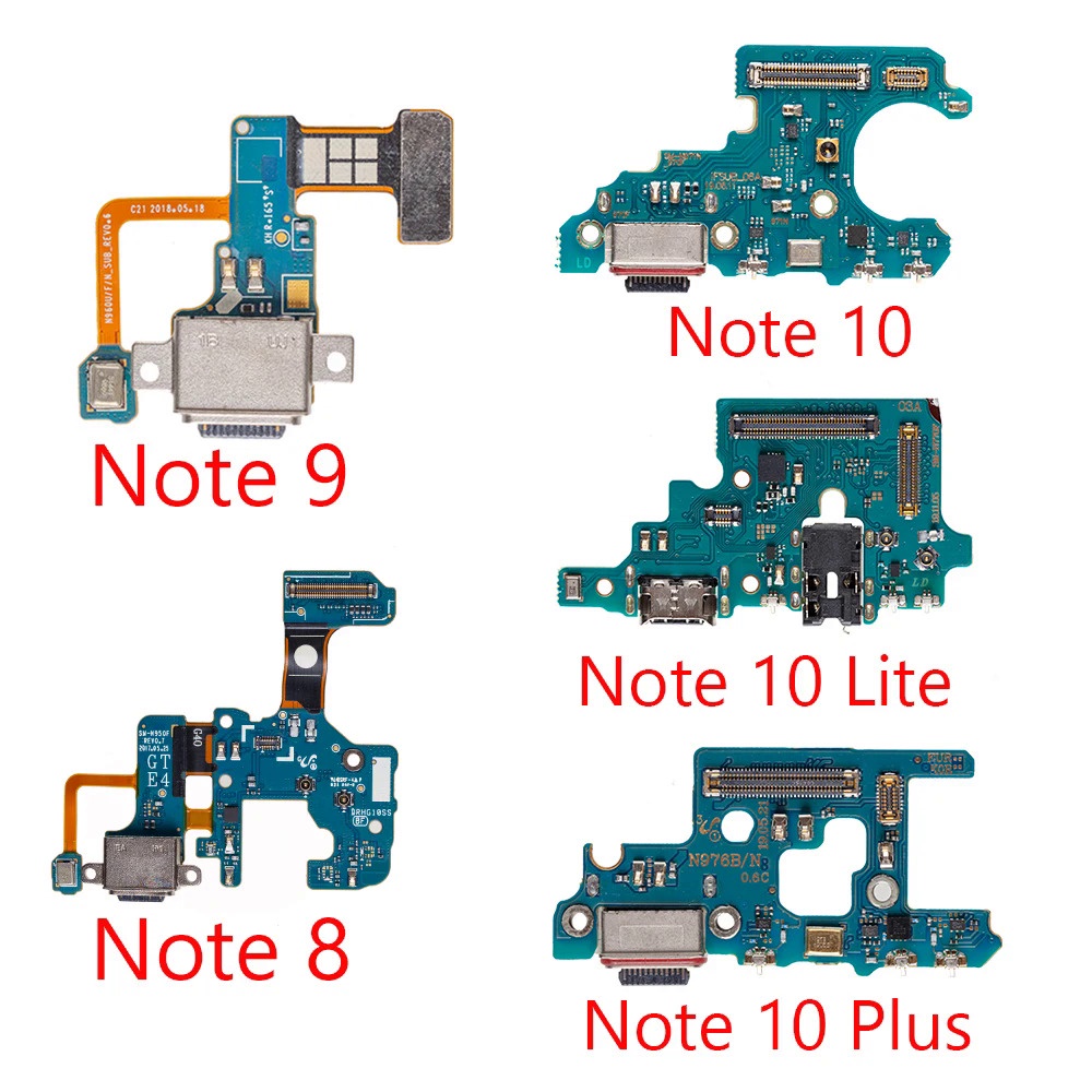 บอร์ดพอร์ตชาร์จ USB สําหรับ Samsung Note 8 9 10 Lite N950F N9500 N960F ...
